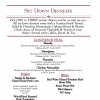 In-House Banquet Menu | Zucchini's Restaurant